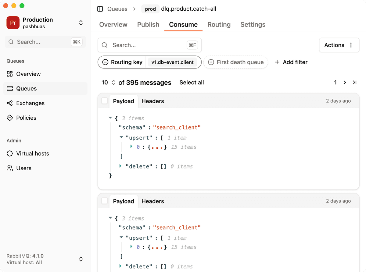 A better RabbitMQ UI