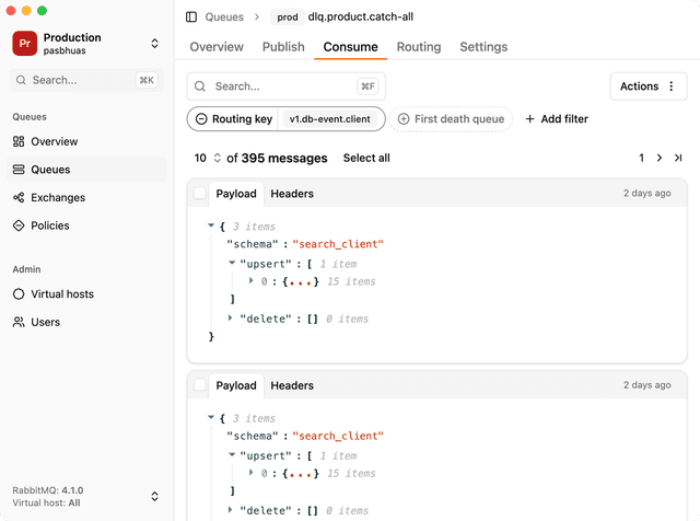A better RabbitMQ UI